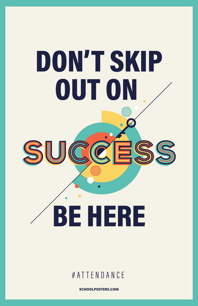 Student Attendance Poster – SchoolPosters.com LLC