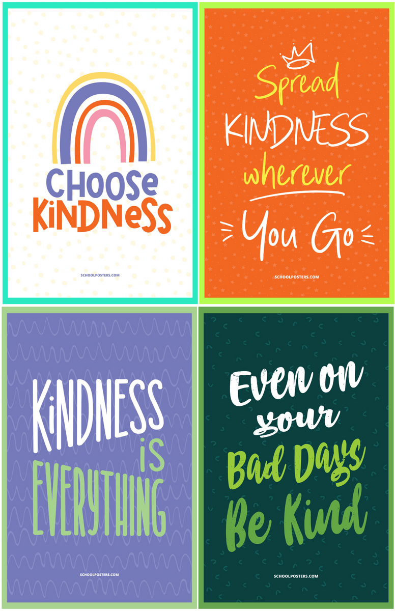Kindness Poster Package – SchoolPosters.com LLC