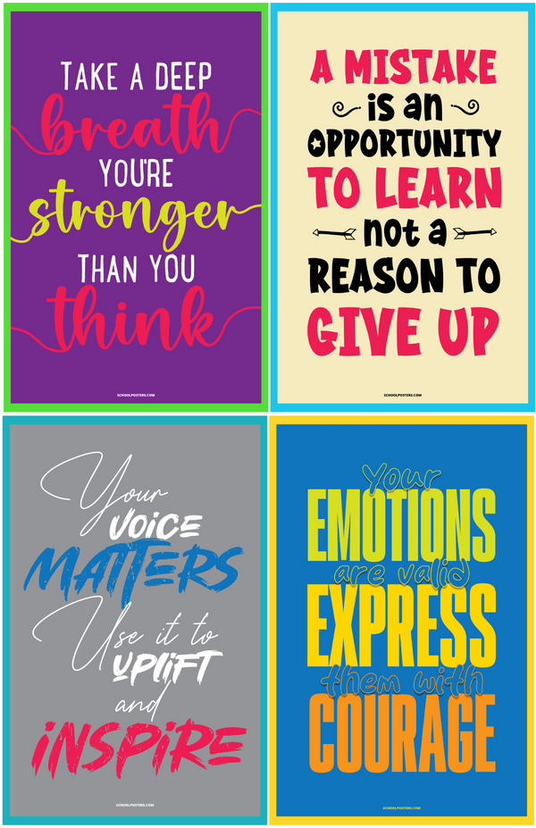 High School Encouragement Poster Package – SchoolPosters.com LLC