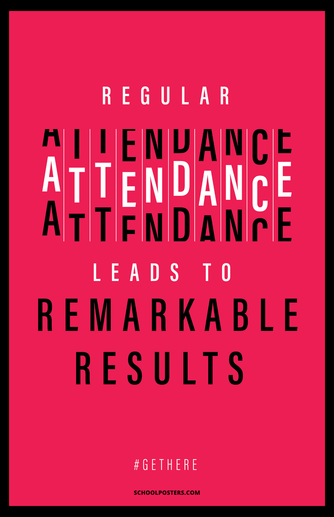 Student Attendance Poster – SchoolPosters.com LLC
