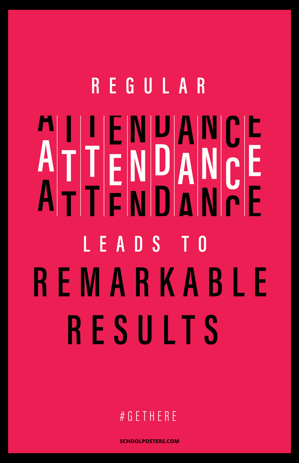 Student Attendance Poster – SchoolPosters.com LLC