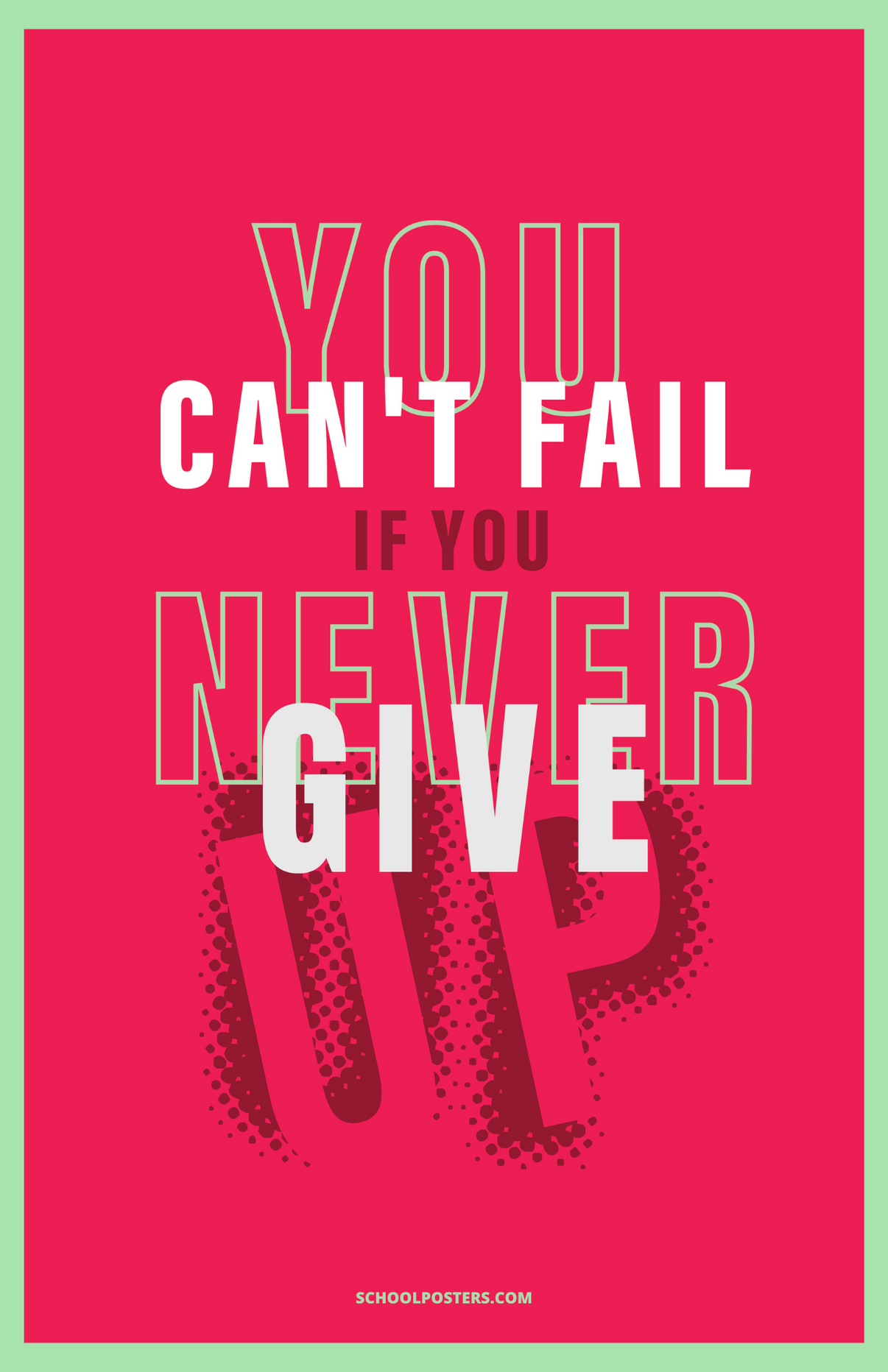Perseverance Poster – SchoolPosters.com LLC