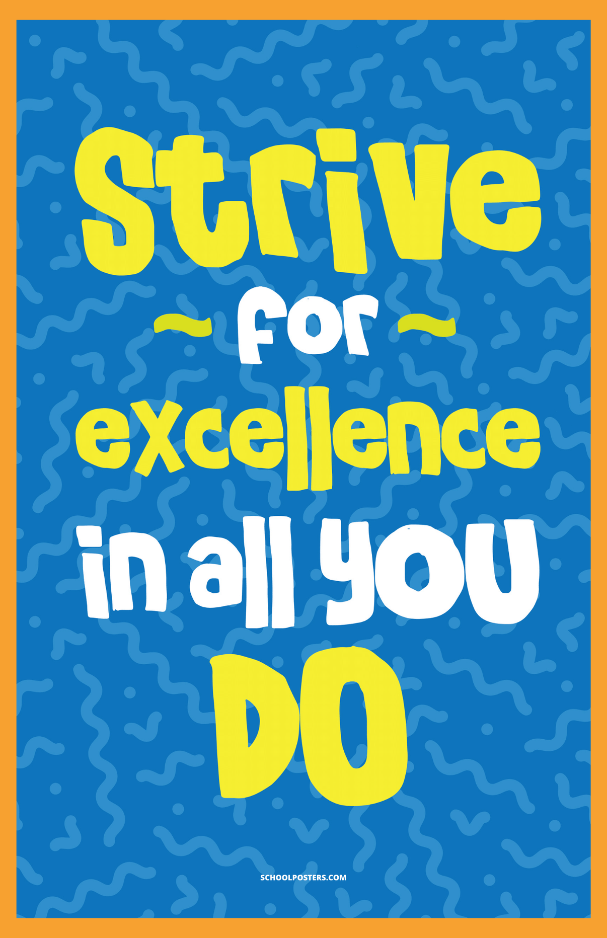 Middle School Motivational Poster – SchoolPosters.com LLC