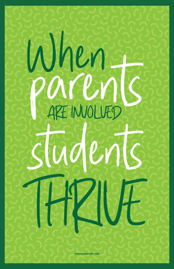 Elementary Parent Engagement Poster – SchoolPosters.com LLC