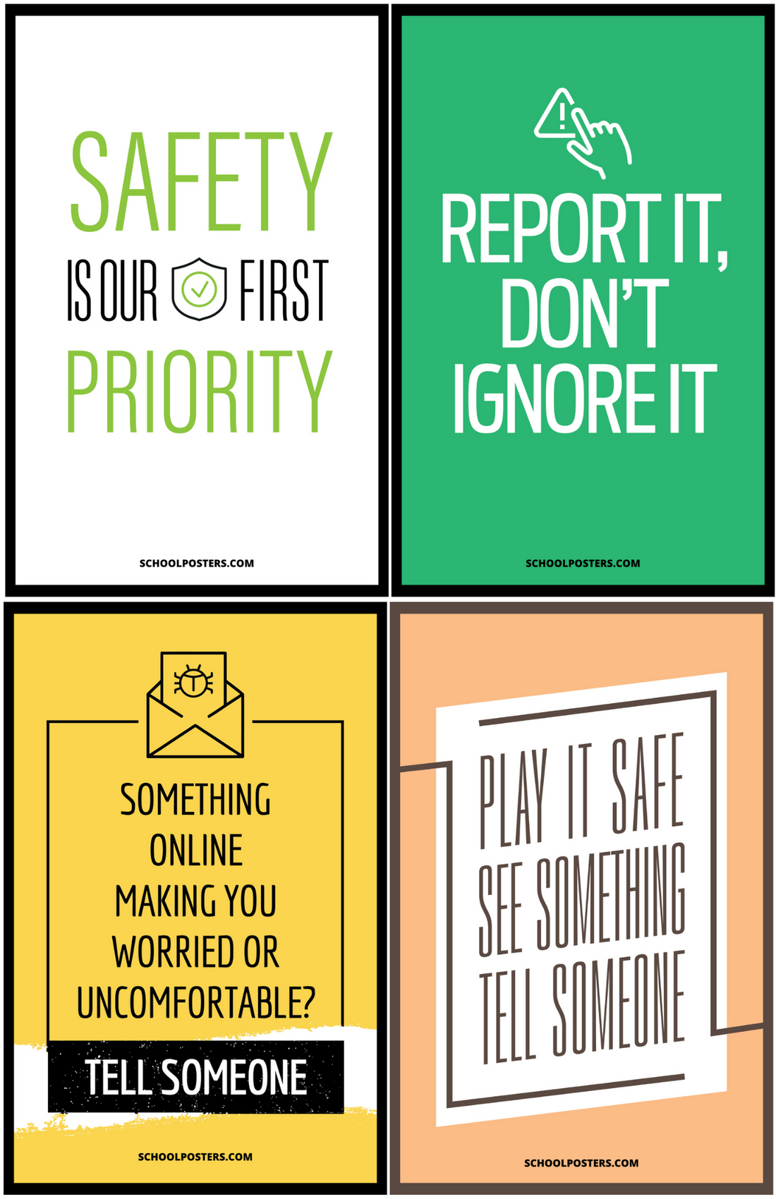 School Safety Poster Package – SchoolPosters.com LLC