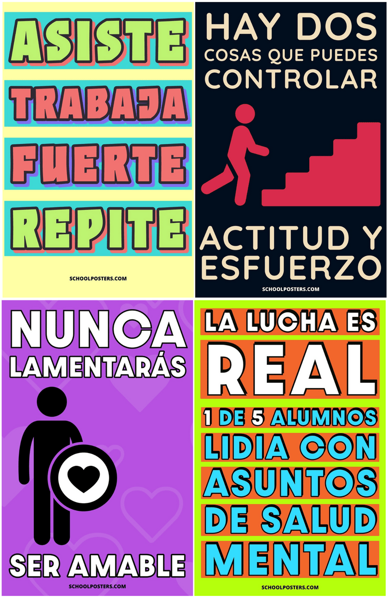 Spanish Speaking Student Mega Poster Package – SchoolPosters.com LLC