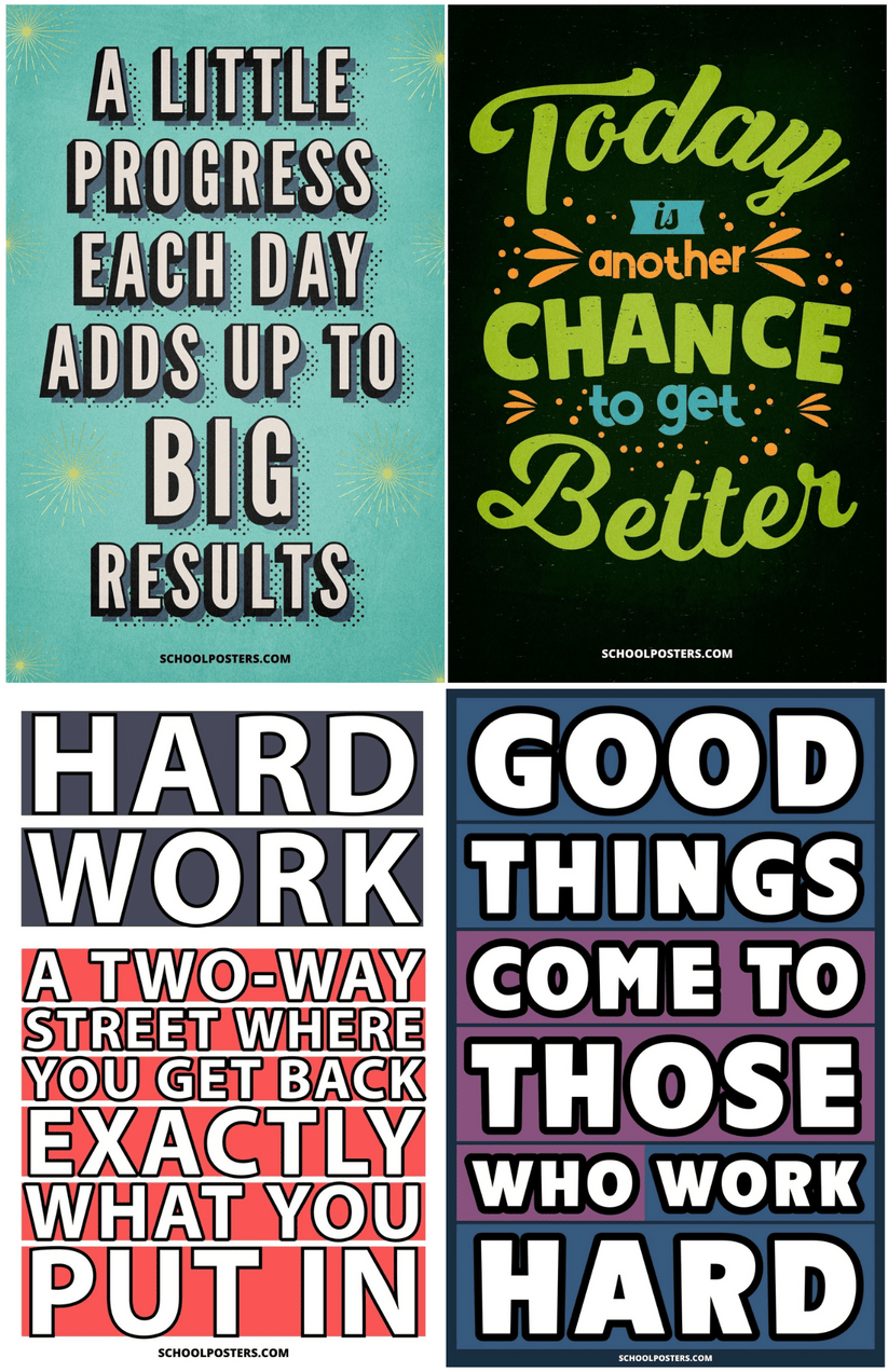 Student Motivational Mega Poster Package – SchoolPosters.com LLC