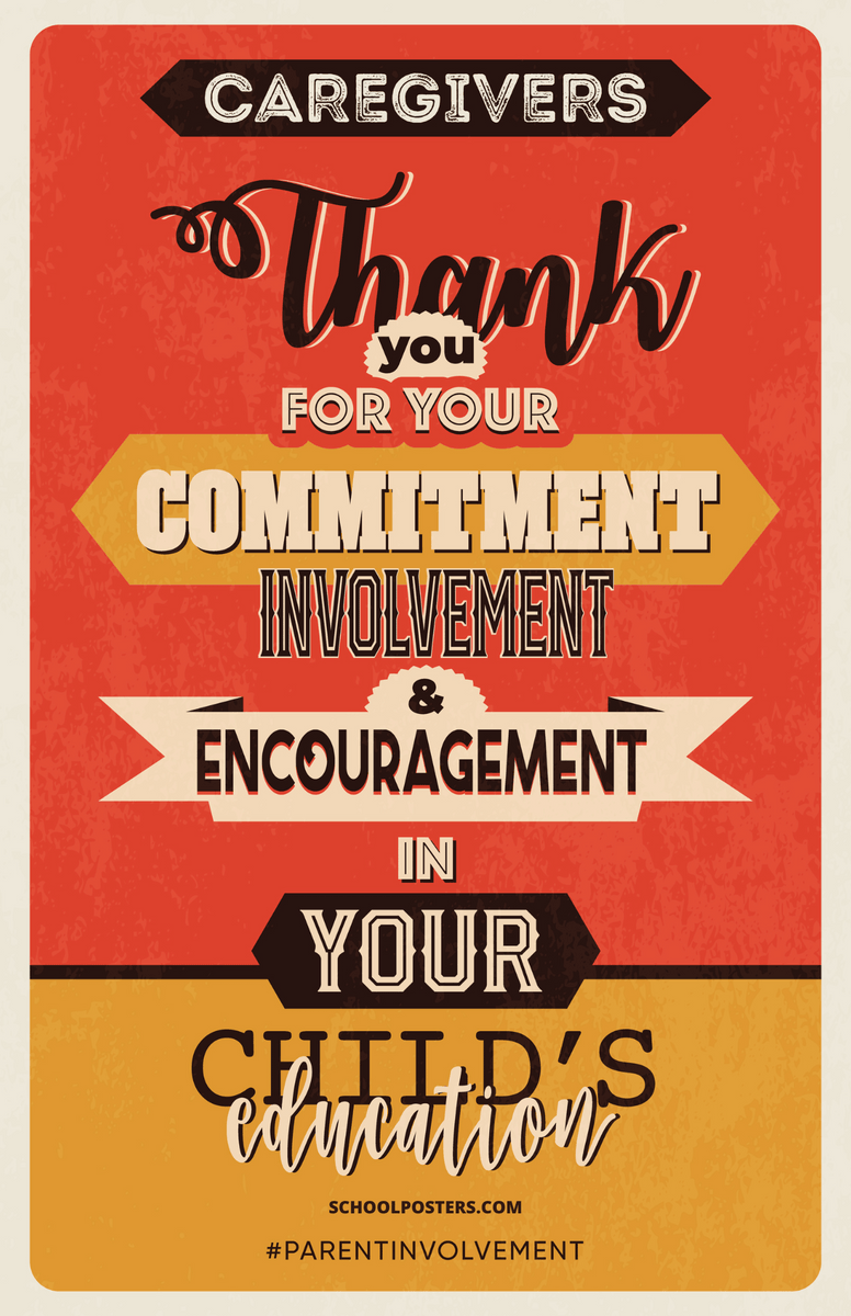 Parent Involvement Poster – SchoolPosters.com LLC