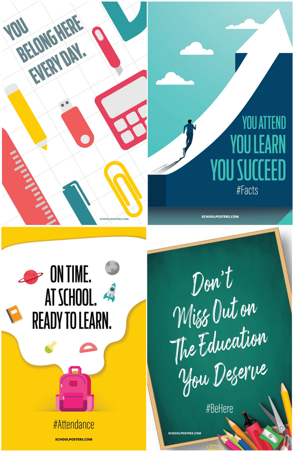 Attendance Poster Package – SchoolPosters.com LLC