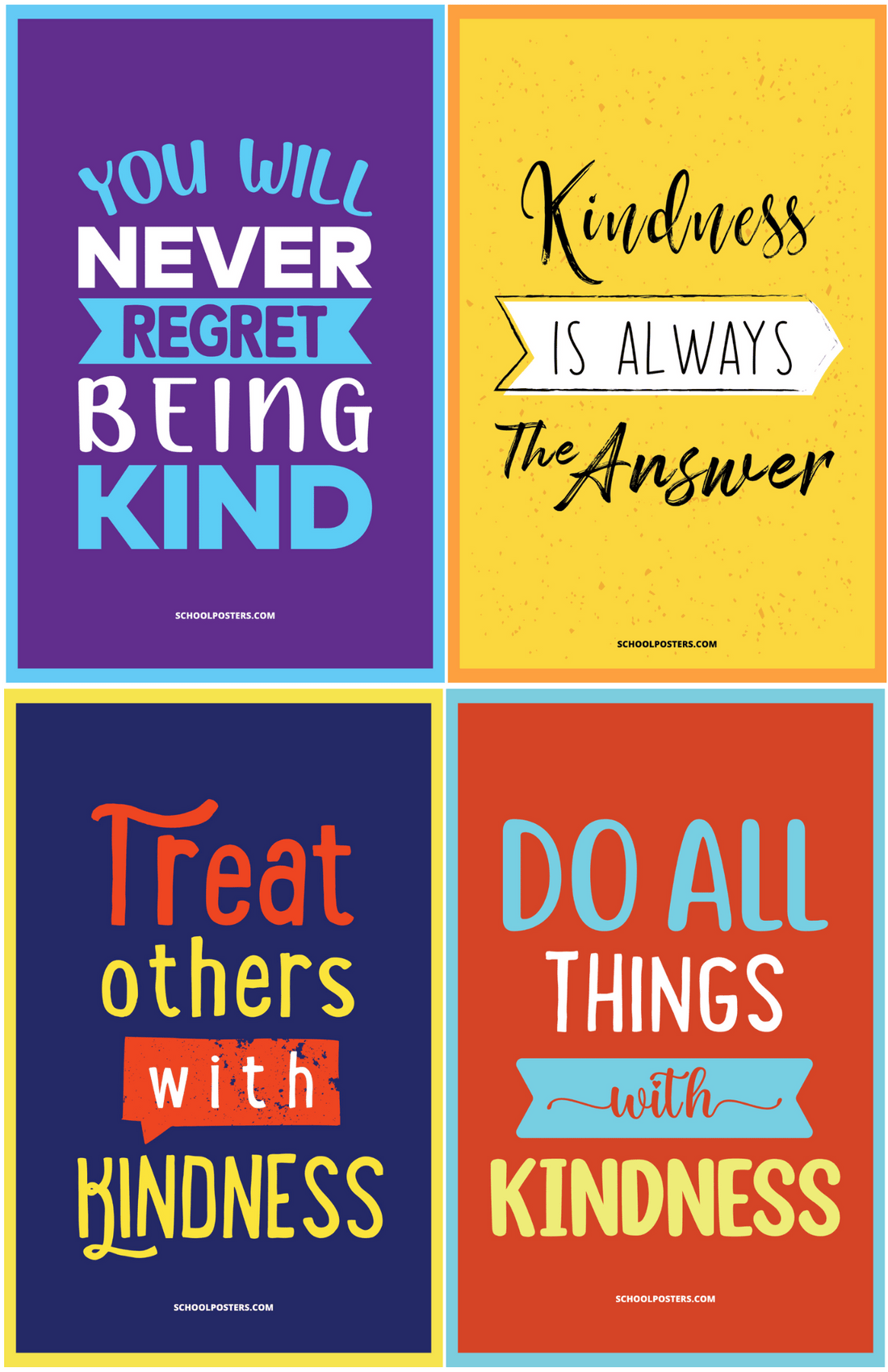 Kindness Poster Package – SchoolPosters.com LLC