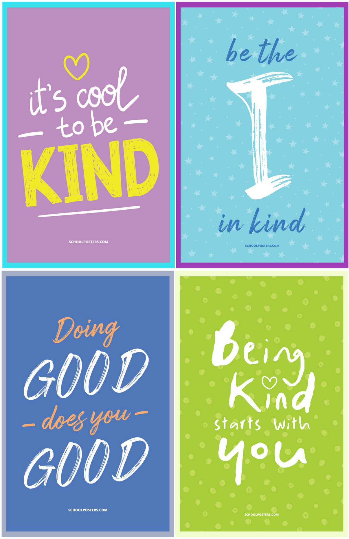 Kindness Poster Package – SchoolPosters.com LLC
