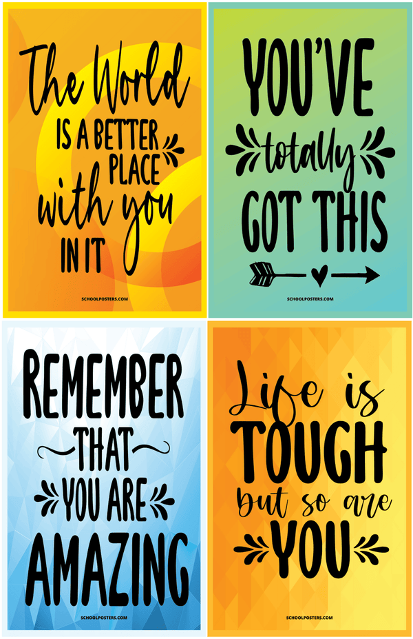 Student Mental Health Poster Package – SchoolPosters.com LLC