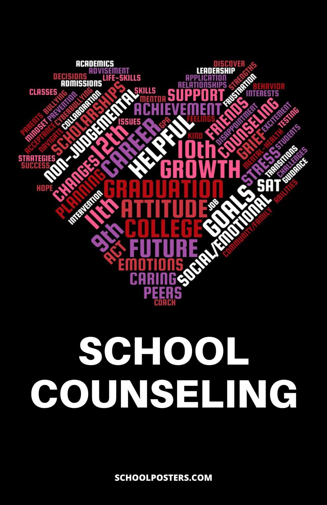 High School Counselor Poster – SchoolPosters.com LLC