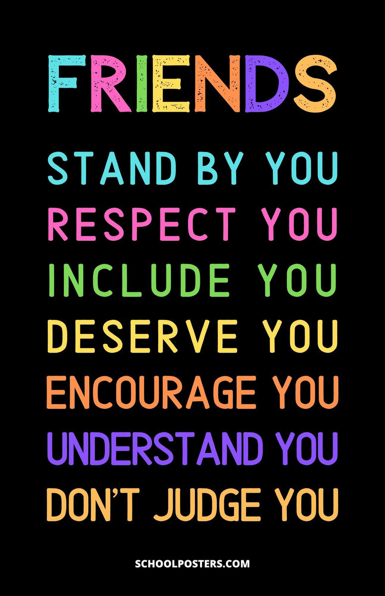 Friends Poster – SchoolPosters.com LLC
