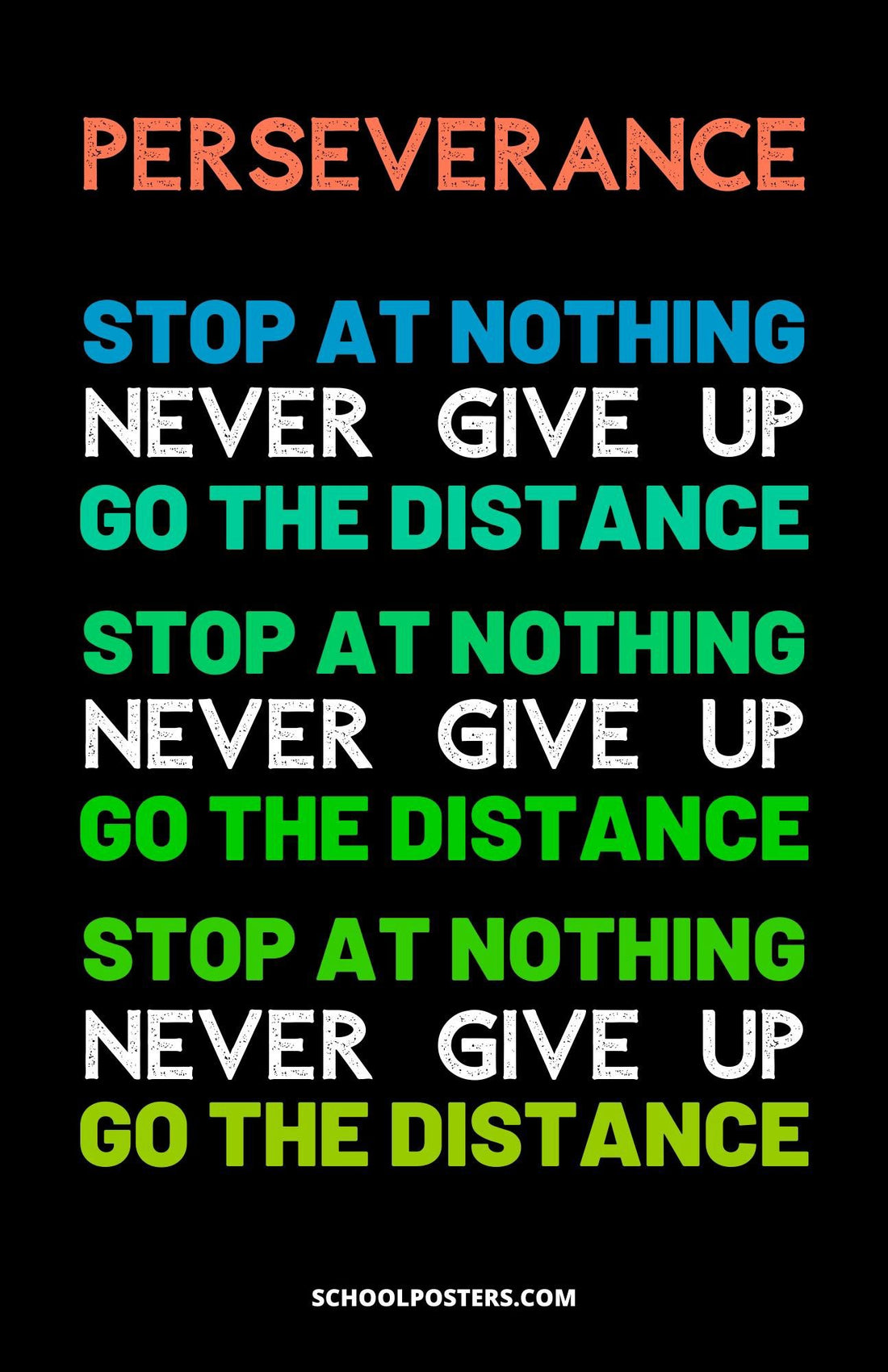 Perseverance Poster – SchoolPosters.com LLC