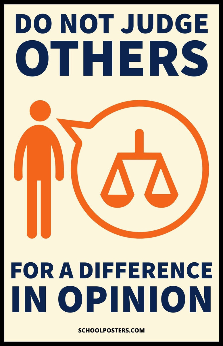 Do Not Judge Others Poster – SchoolPosters.com LLC