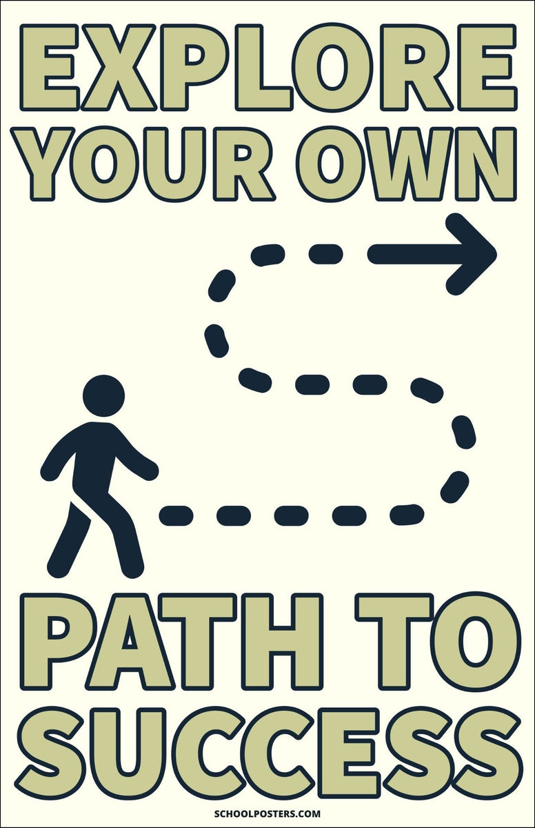 Explore Your Own Path To Success Poster – SchoolPosters.com LLC