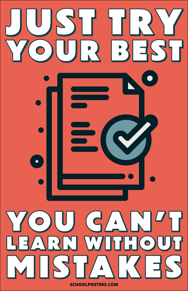 Try Your Best Poster – SchoolPosters.com LLC