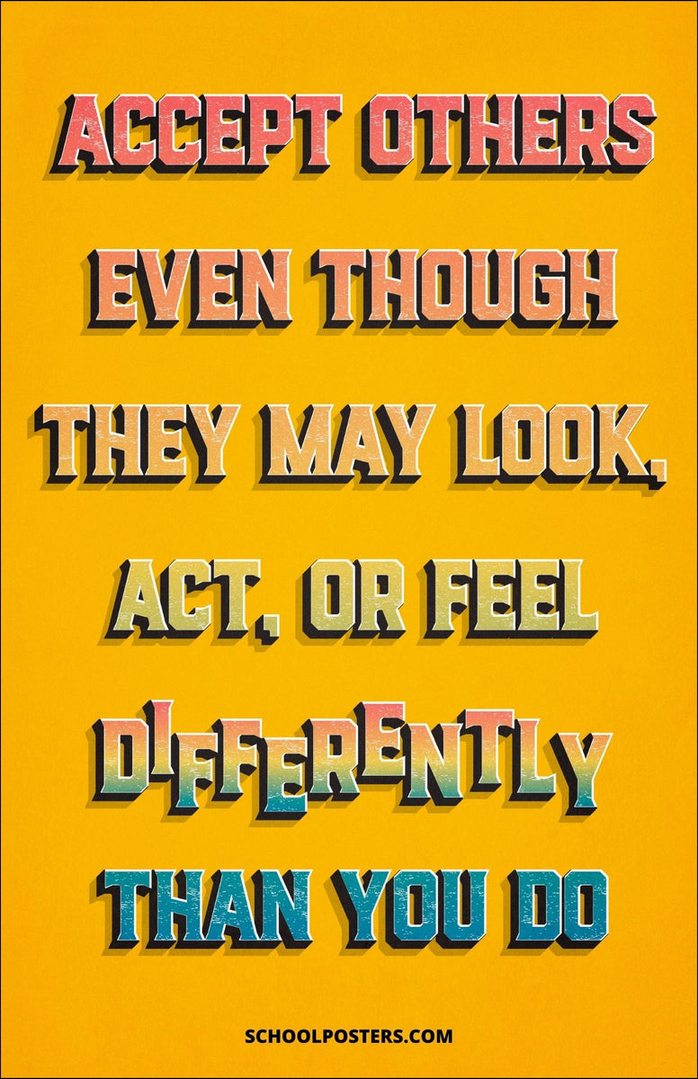 Accept Others Poster – SchoolPosters.com LLC