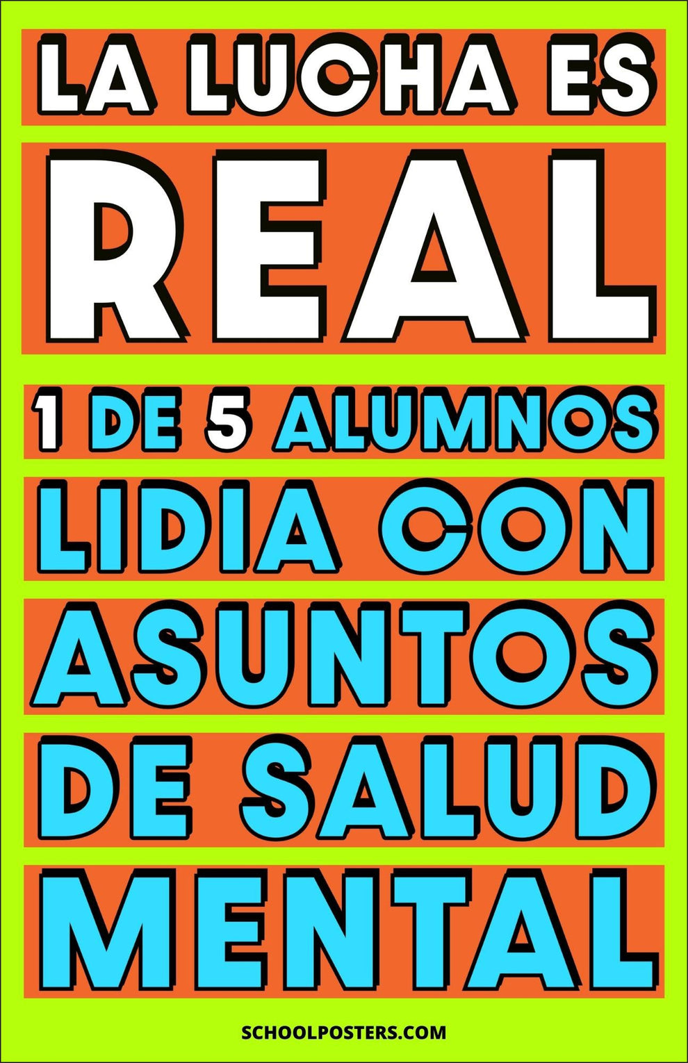 Spanish: Mental Health Poster – SchoolPosters.com LLC