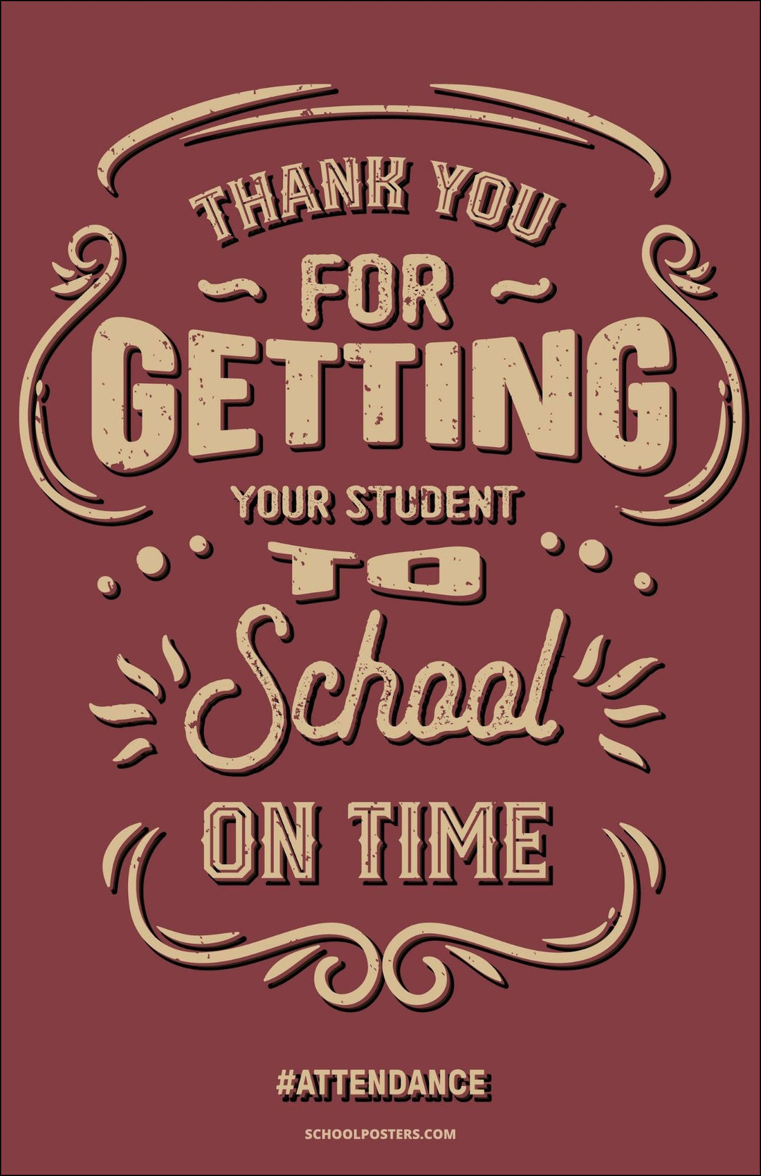 Attendance Poster – SchoolPosters.com LLC