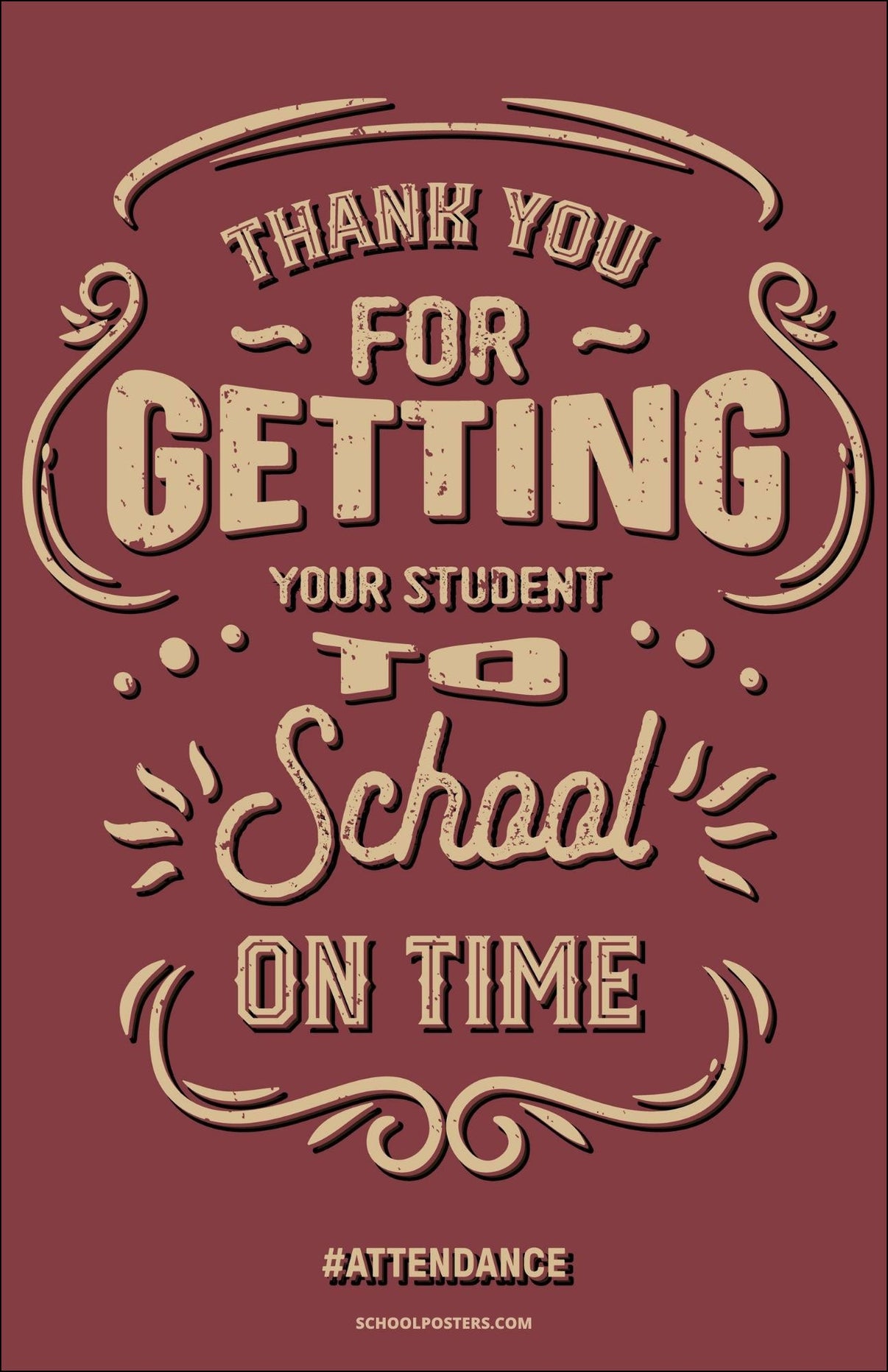 Attendance Poster – SchoolPosters.com LLC