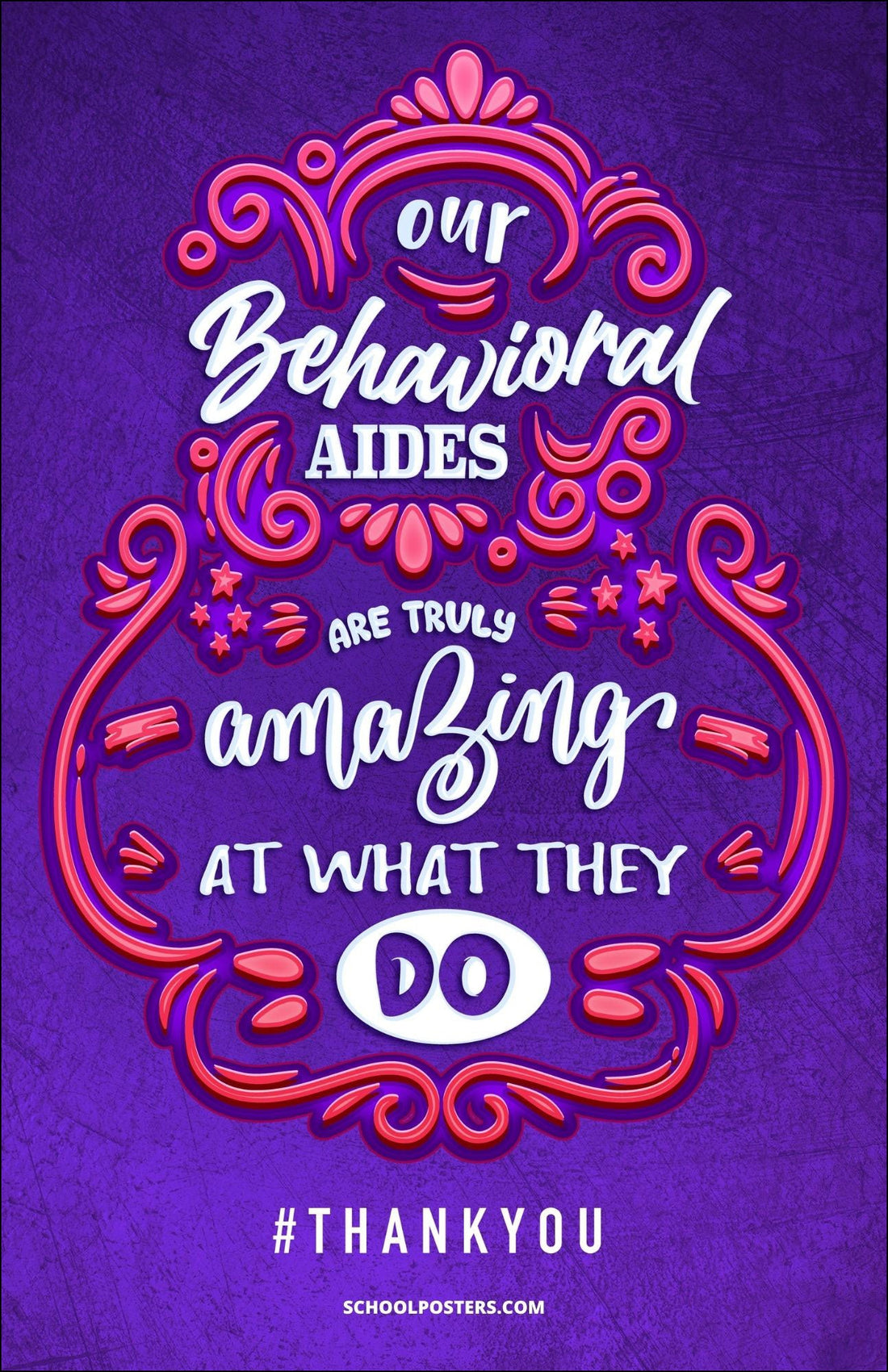 Thank You Behavioral Aides Poster – SchoolPosters.com LLC