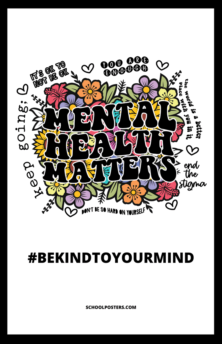 Mental Health Matters Poster – SchoolPosters.com LLC