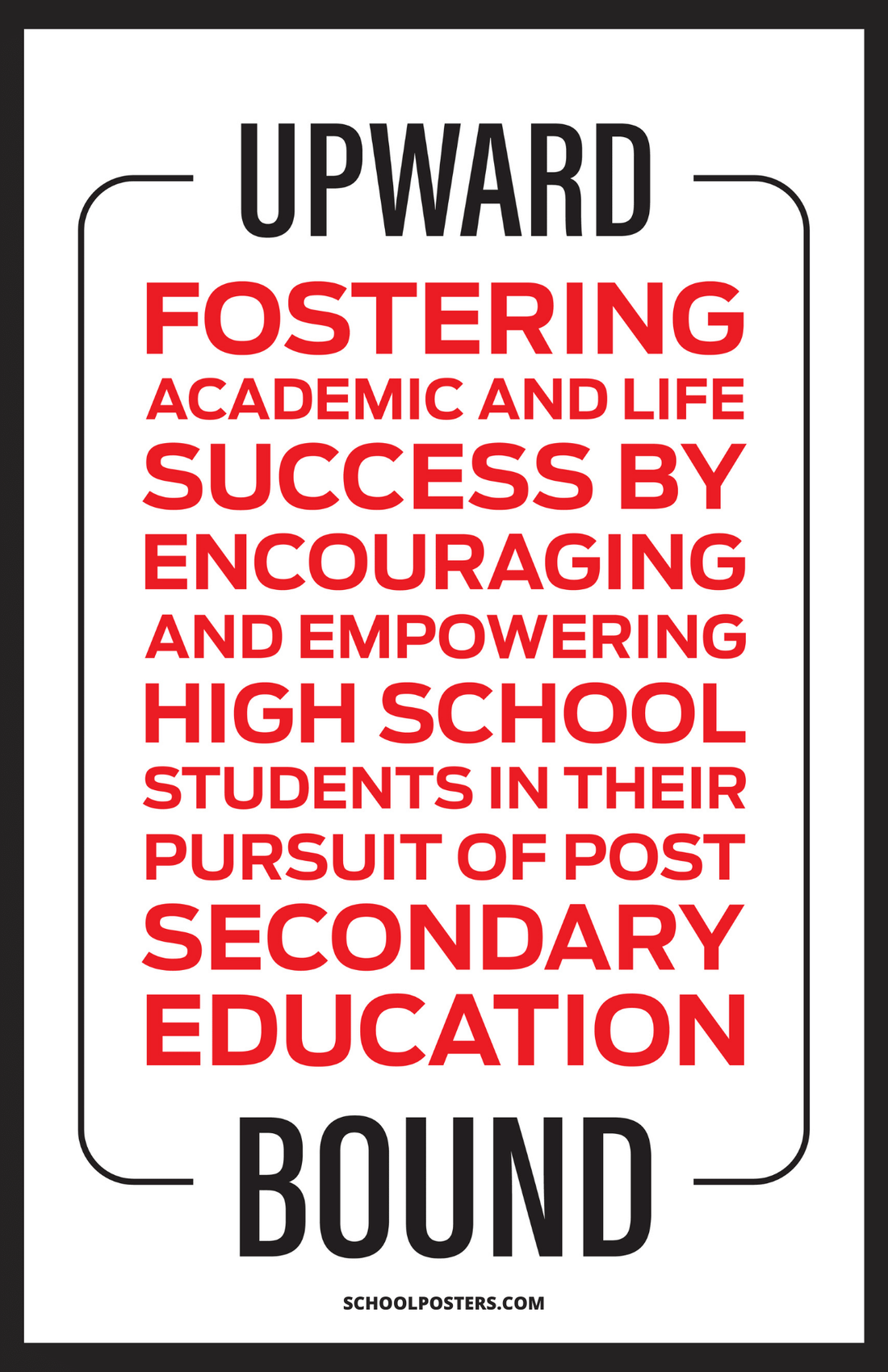 TRIO Upward Bound Poster – SchoolPosters.com LLC