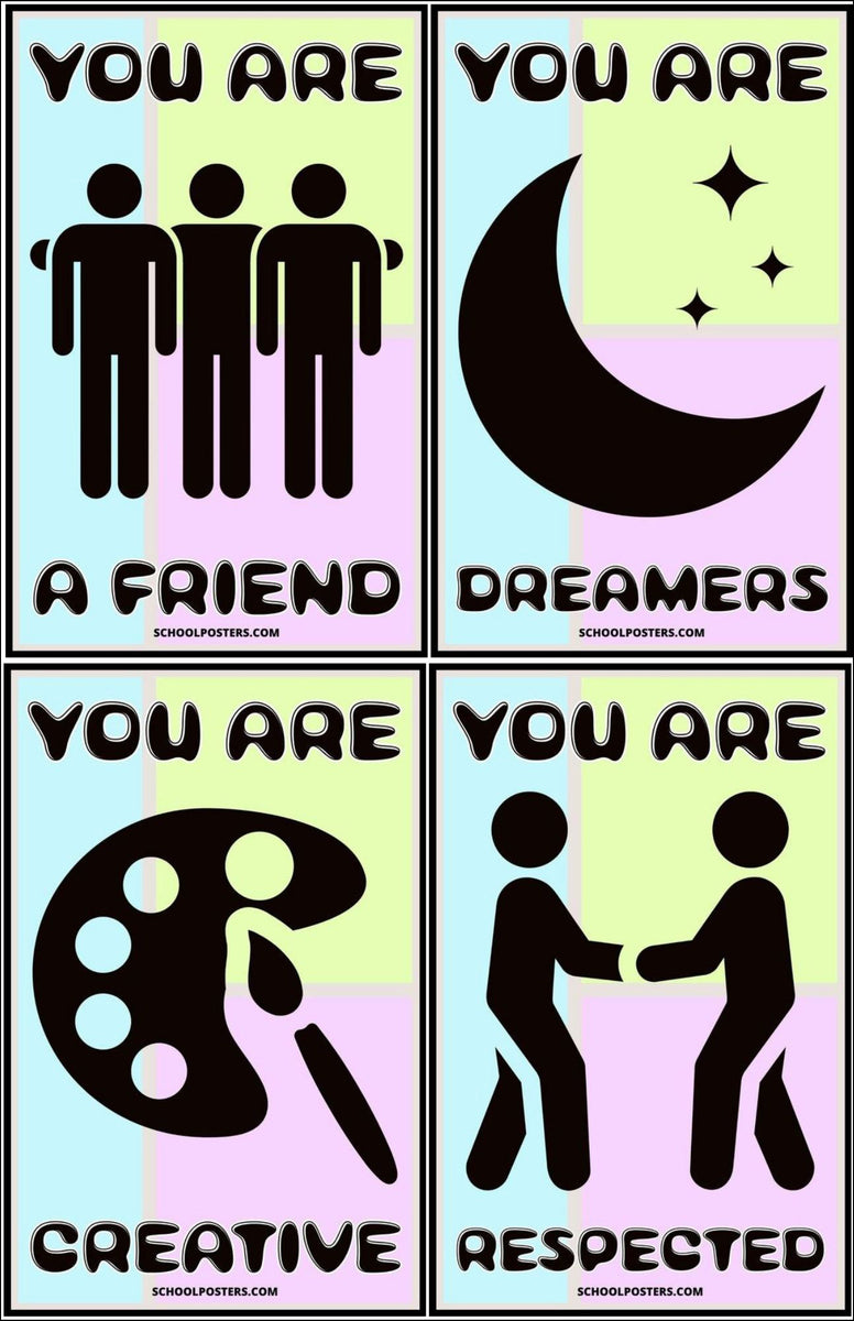 You Are Poster Package – SchoolPosters.com LLC