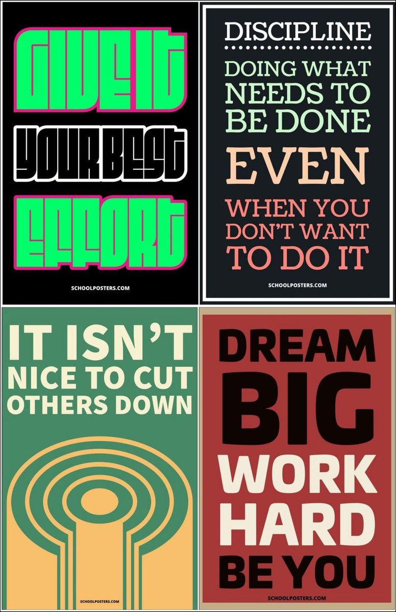 Junior High School XXL Poster Package – SchoolPosters.com LLC