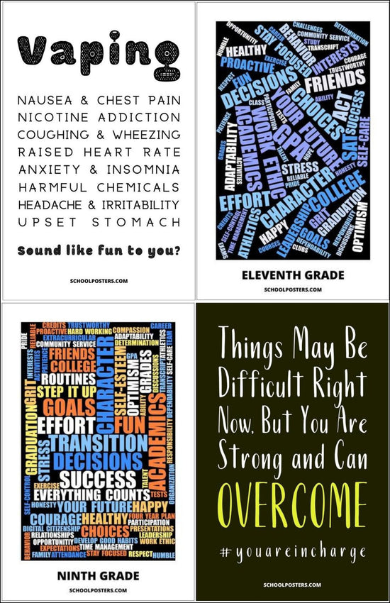 High School Large Poster Package – SchoolPosters.com LLC