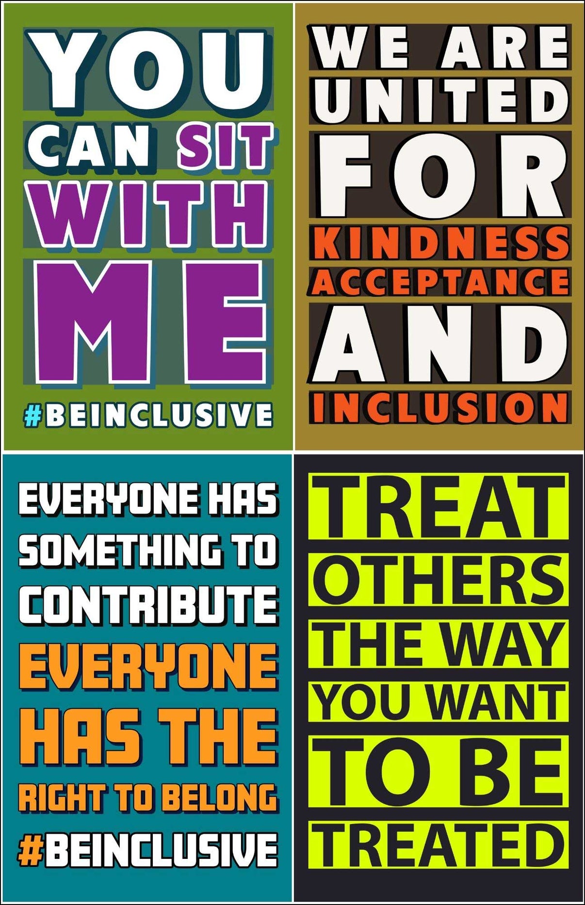 Inclusion Poster Package – SchoolPosters.com LLC