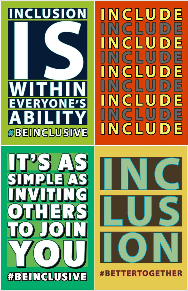 Inclusion Poster Package – SchoolPosters.com LLC