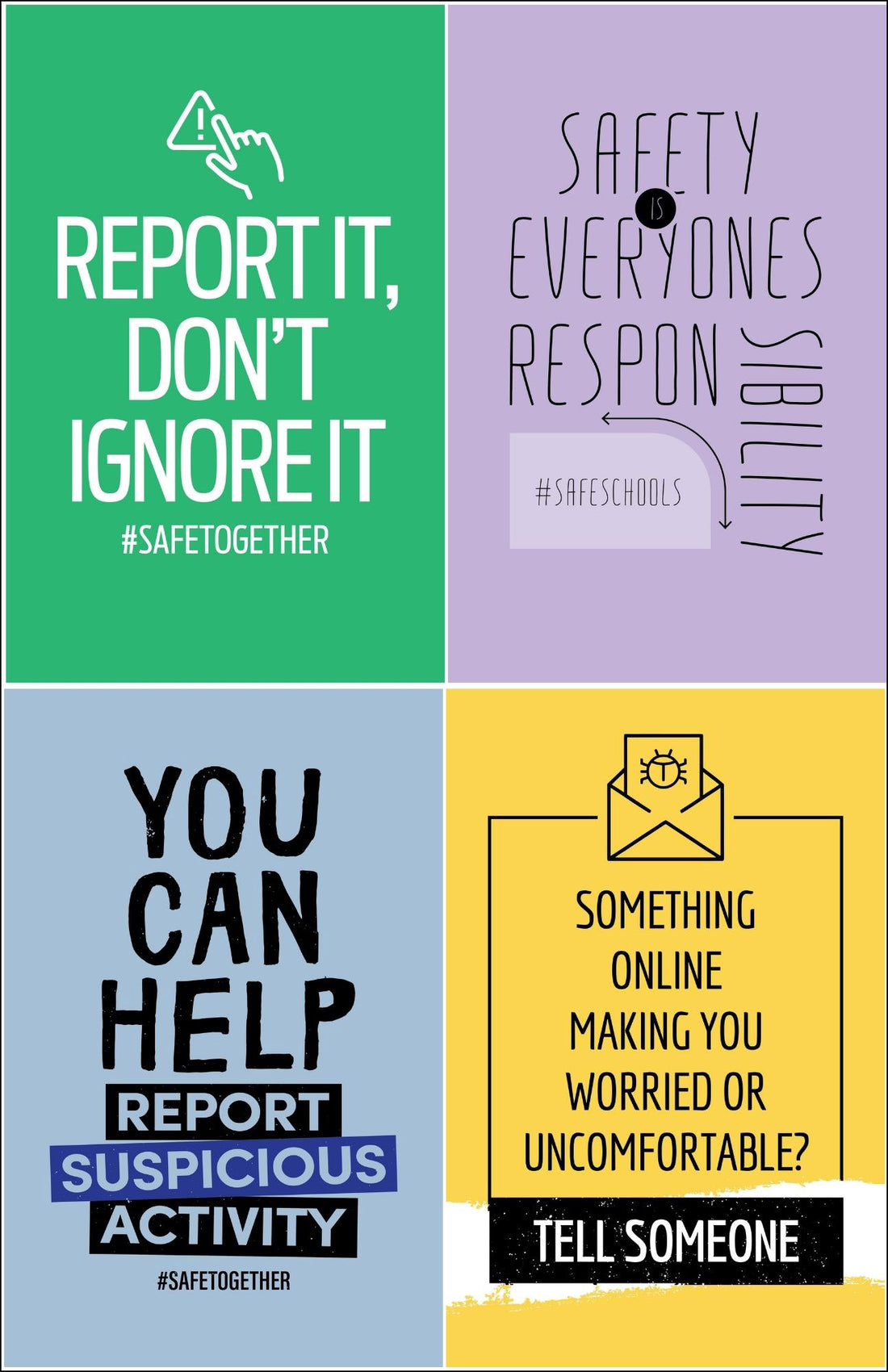 School Safety Poster Package – SchoolPosters.com LLC