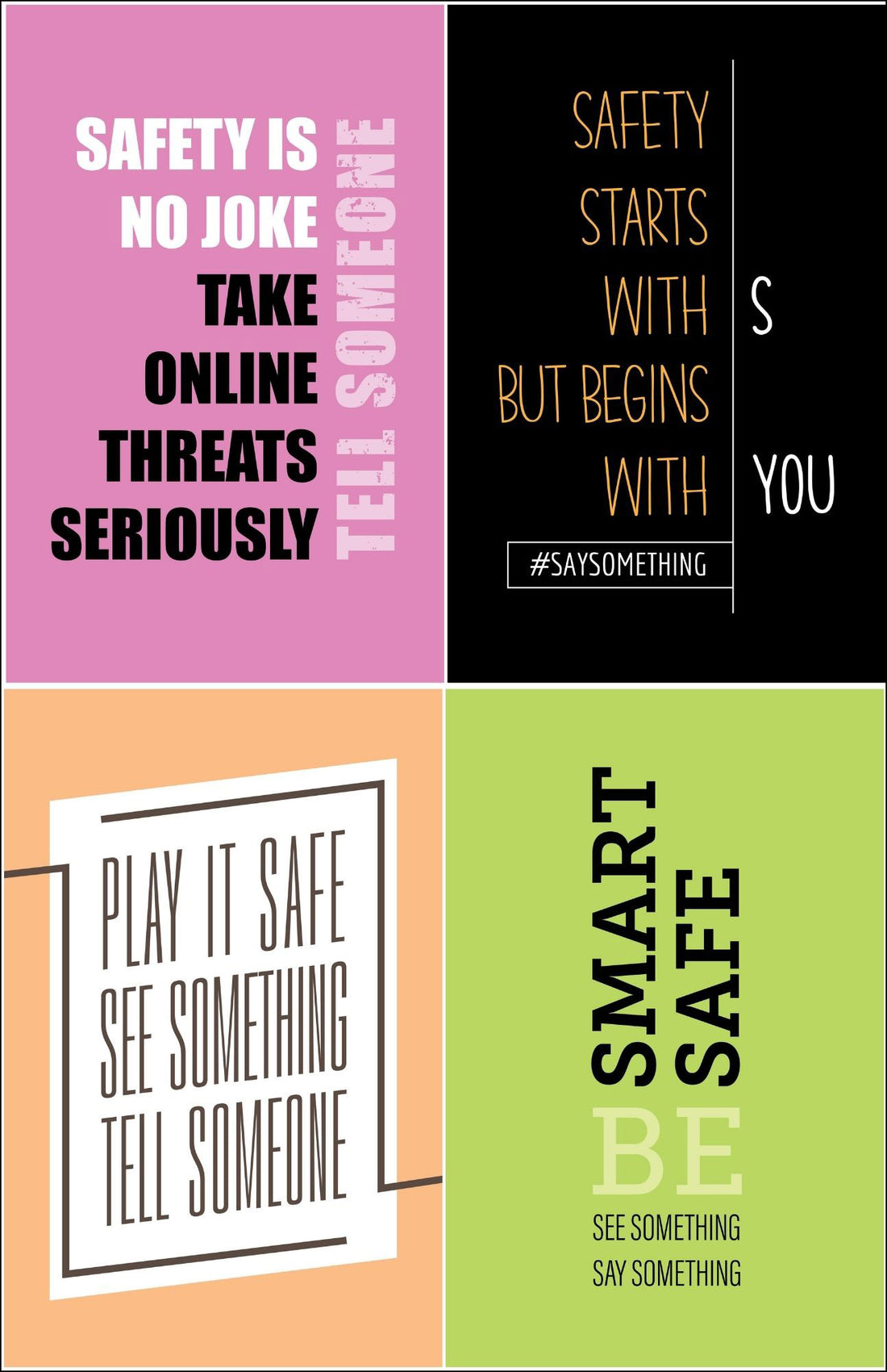 School Safety Poster Package – SchoolPosters.com LLC