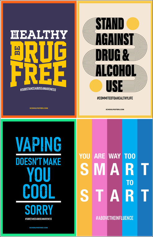 Substance Abuse Awareness Poster Package – SchoolPosters.com LLC